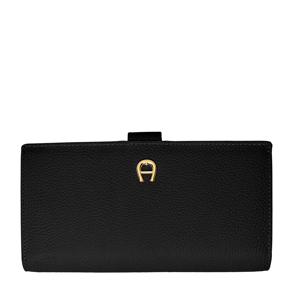 ZITA Long Wallet, black | AIGNER JAPAN WEBSITE